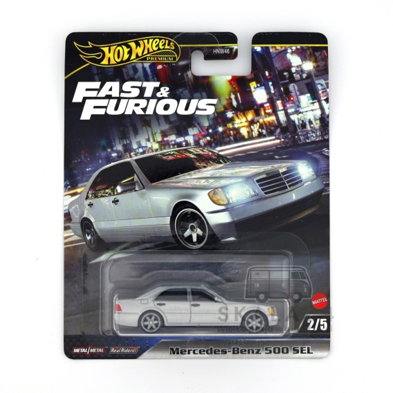 HOT WHEELS Premium Fast & Furious Mercedes-Benz 500 SEL > HOT WHEELS